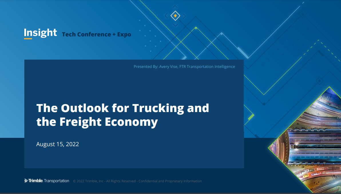 FTR Event Presentation | Trimble Insight Conference 2022